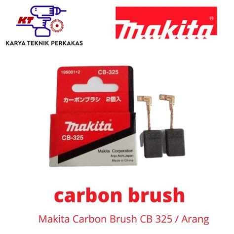 Makita Carbon Brush CB 325 Arang Spul Sepul Bostel 1 Box 10