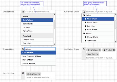 Multi Selection Ways To Select A Group Or Individual Items From Fair Sized List