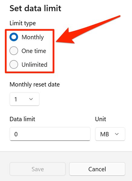 How To Set An Internet Data Limit In Windows 11