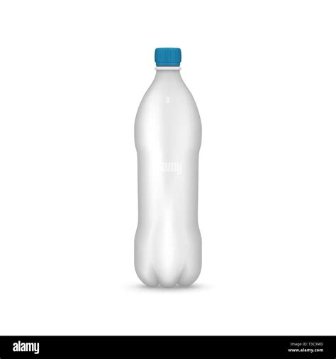 Empty Realistic Plastic Bottle Template For Your Design Stock Vector