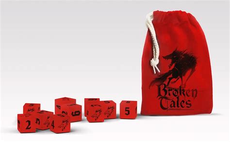 Broken Tales Custom Dice Set 🇬🇧🇺🇸🇮🇹 The World Anvil Publishing