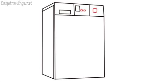How To Draw A Washing Machine Step By Step [12 Easy Phase]