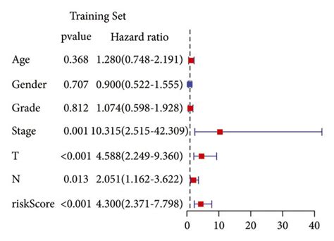 the univariate and multivariate cox regression analyses regarding os in