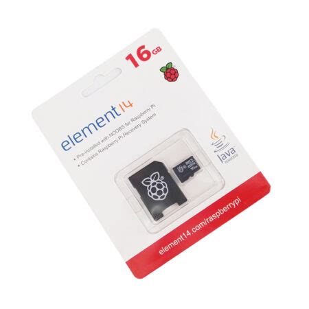 Raspberry Pi Original 16GB MicroSD Preloaded With NOOBS Software