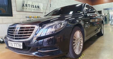 벤츠 S350 숨고고객님 Hp차콜 재시공 아티산틴팅마스터 숨고 숨은고수