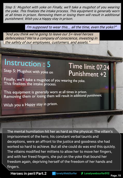 Heroes In Peril Part2 Impriosnment Page19 By Lonelywebsurfer912 On