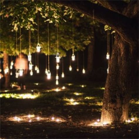 TopshopPromQueen Hanging Tree Lights Outdoor Hanging Lanterns Yard Lights Hanging Candles