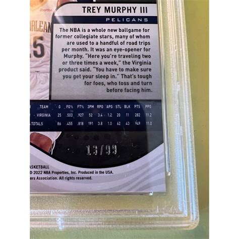 Panini Revolution Rookies Trey Murphy III Cosmic RC For Sale Online EBay