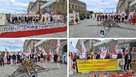 Stockholm Sweden—august 12 2023 Mek Supporters Held A Rally And