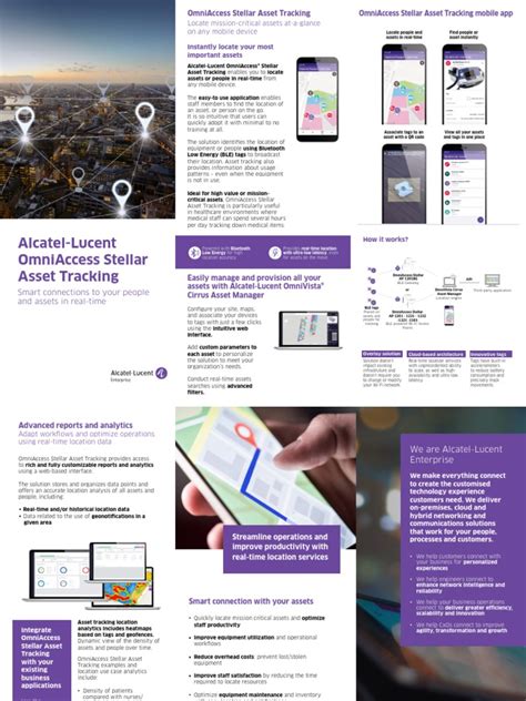 Stellar Asset Tracking Flyer En Pdf Analytics Computer Science