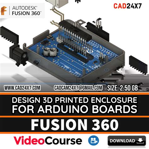 Easy Learning Dvds Design 3d Printed Enclosure For Arduino Boards