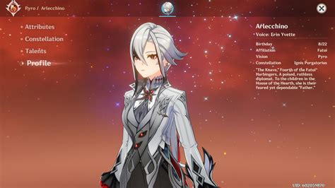 Ascension Materials For Arlecchino In Genshin Impact