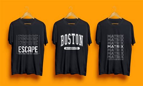 Do Custom Trendy Minimalist Typography T Shirt Design By Designfusionn