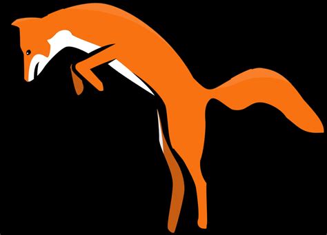 Dynamic Orange Fox Illustration Wallpaper Background Free Download