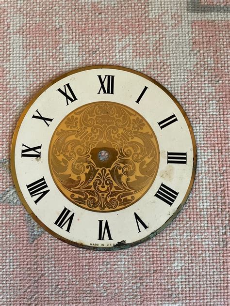 Mid Century Syroco Clock Face Etsy