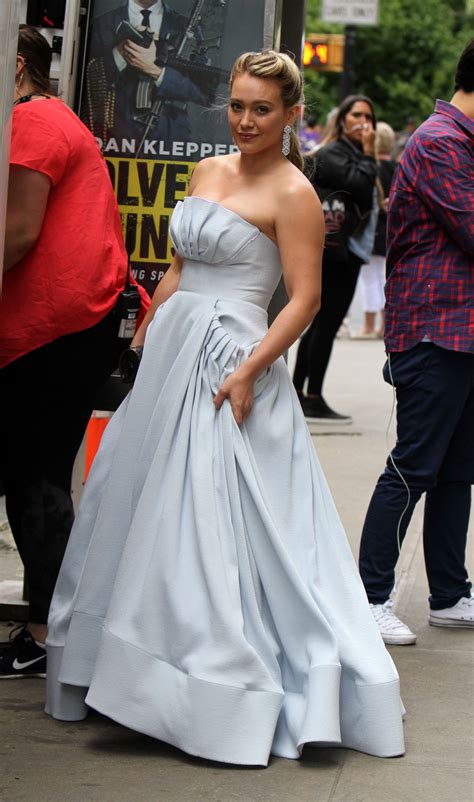 Hilary Duff In A Cinderella Dress Younger Set In Ny 06072017