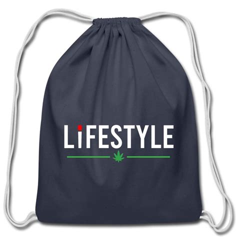 Lifestyle Cotton Drawstring Bag Etsy