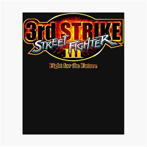 Street Fighter Iii Rd Strike Fight For The Future Logo Photographic