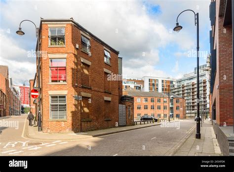 Old Brick Buildings Converted Into Apartments And New Apartment