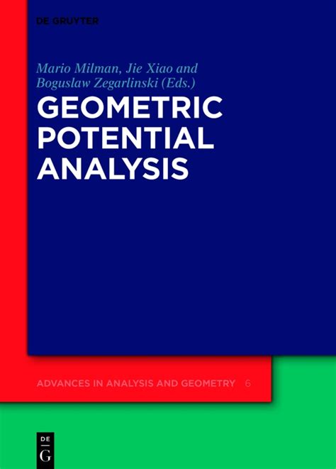 Geometric Potential Analysis 1st Edition Premiumjs Store