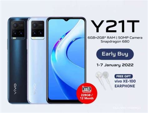 Harga Vivo Y21T Alternatif HP Mid Range Terbaru Intip Spesifikasi Dan Harga HP Vivo Y21T