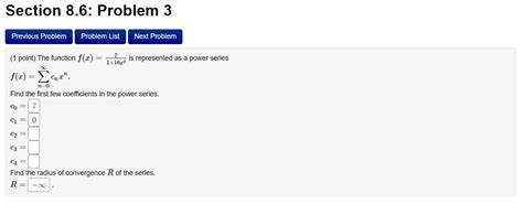 solved section 8 6 problem 3 previous problem problem list