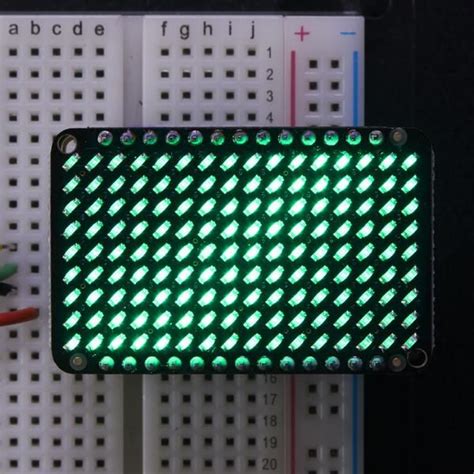 Adafruit Led Charlieplexed Matrix 9x16 Leds These Super Cute Little