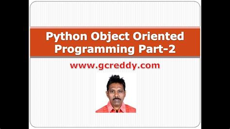 Python Class 25 Python Object Oriented Programming Part 2 Youtube