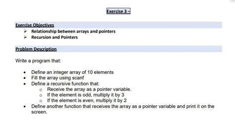 Solved Exercise 3 Exercise Objectives Relationship Between