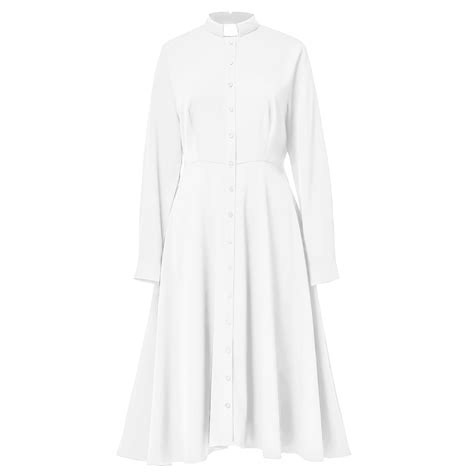 Graceart Church Priest Clergy Dress For Women Long Sleeve A Line