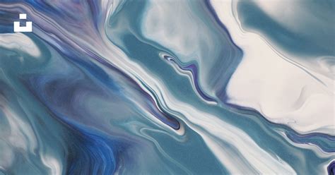 Foto Zum Thema Ein Gemälde In Blauen Und Weißen Farben Kostenloses