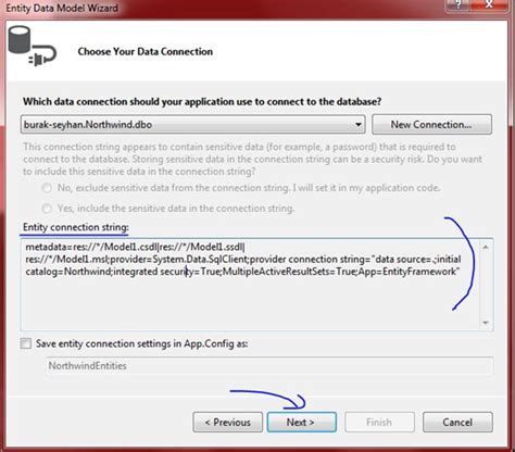 Creating A Edmx File Using Entity Data Model
