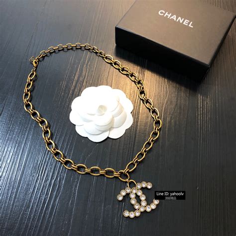 CHANEL香奈兒 小香風項鍊 正黃品銅底材配搭各種日常約和會造型隨又性經典美小美仙推女薦自留 Chanel項鍊