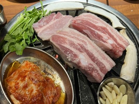 한마음정육식당 중랑역점 숙성 삼겹살 후기 네이버 블로그