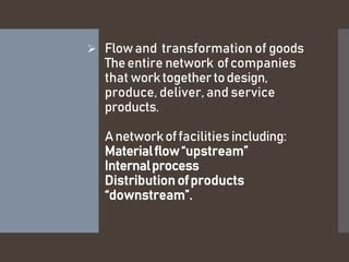 Oracle Supply Chain Management PPTX