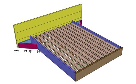 How To Build A Diy Floating Bed For A Queen Size Mattress Thediyplan