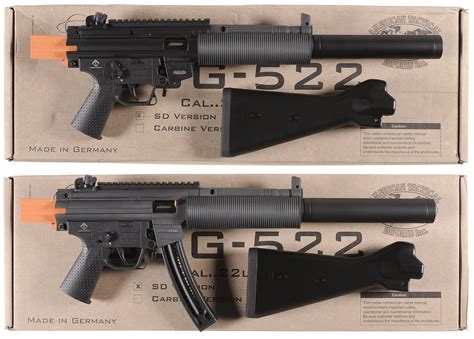 Two German Sports Group Model Gsg 522 Rifles With Boxes Rock Island