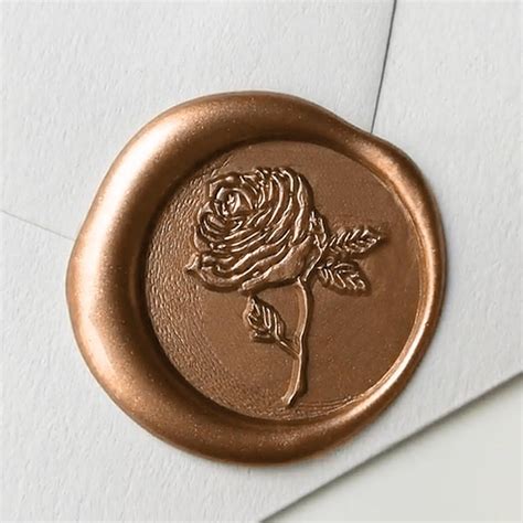Rose Wax Seal Stamp Australia Wide Starfish Lane In 2021 Wax