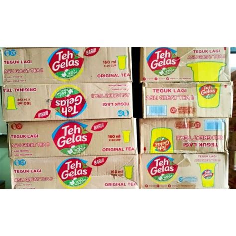 Jual Teh Gelas Cup 24 X 160 Ml Shopee Indonesia