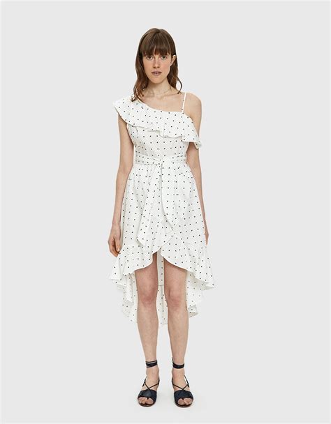 Dua Lipas Polka Dot Dress With Slit Nyc Ps Fashion