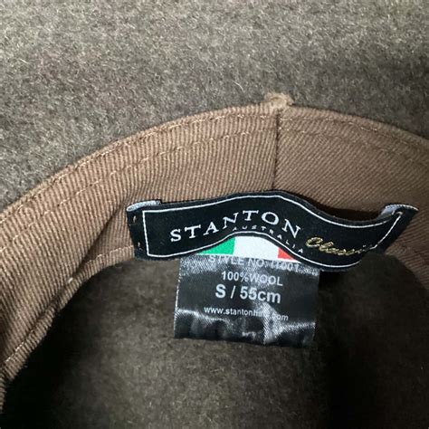 Stanton Classic Mens Size 55cm Brown Crushable Hat