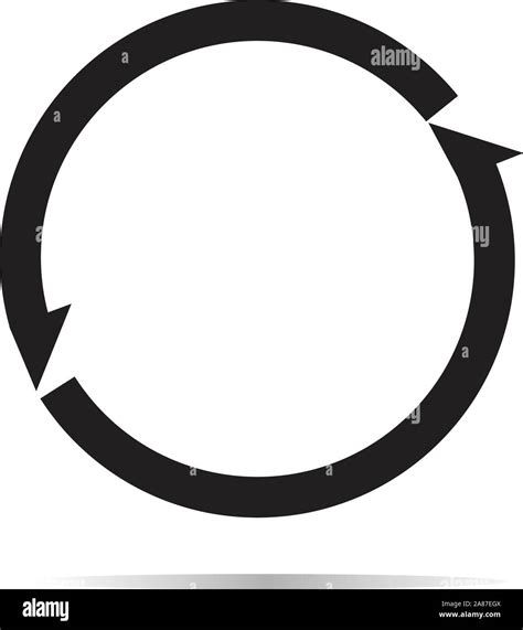 Arrow Icon On White Background Flat Style Refresh Icon For Your Web Site Design Logo App UI