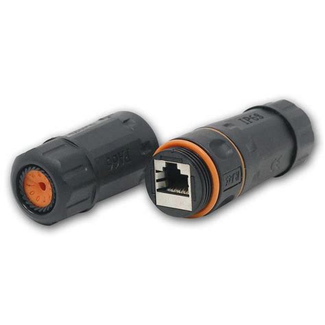 Cat6 Rj45 Coupling Patch Cable Coupling Ip68 Lan Coupling