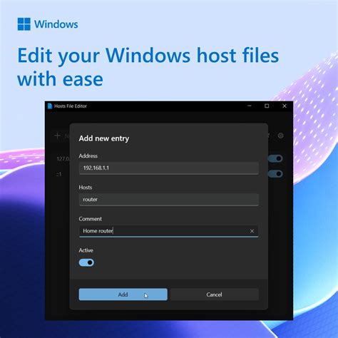editing your host files doesn t have to be hard 📁 windows includes a