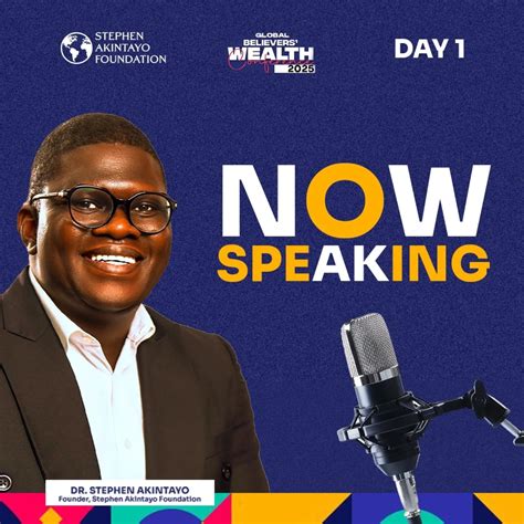 Stephen Akintayo | Now speaking the convener Dr Stephen Akintayo ...
