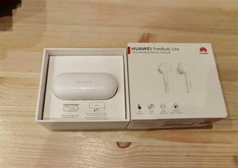 Наушники беспроводные Huawei FreeBuds Lite White | Festima.Ru ...