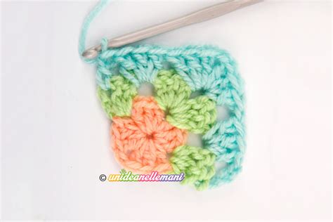 Piastrelle Uncinetto Tutorial Mattonella Classica Con Variante