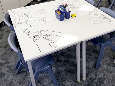 School Classroom Whiteboard Tables Logovisual Ltd