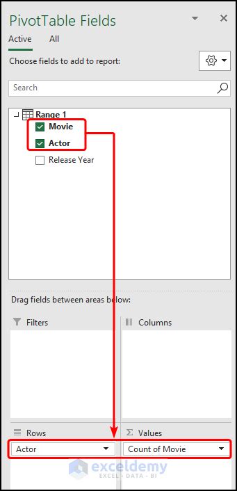 How To Count Unique Values Using Excel Pivot Table 3 Ways 2023