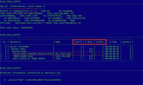Bad Plan With Table Function Oracle Tuning